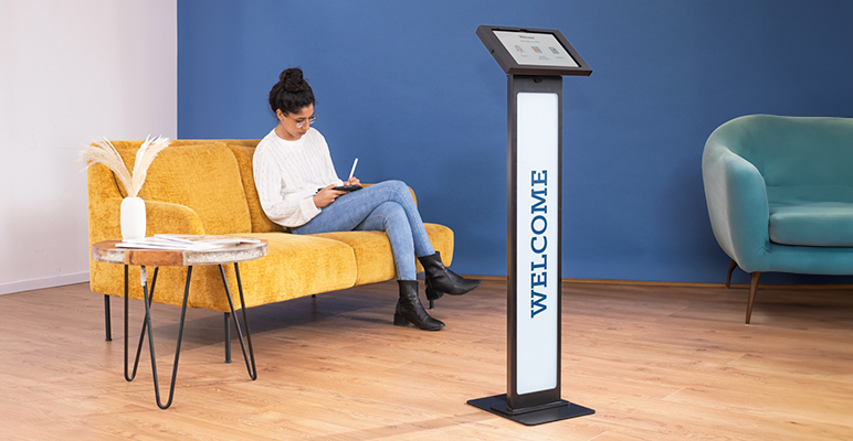 Brandable VESA Mount Secure Tablet Floor Stand | BrandMe