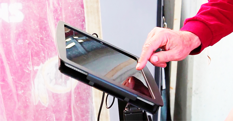 Brandable VESA Mount Secure Tablet Floor Stand | BrandMe