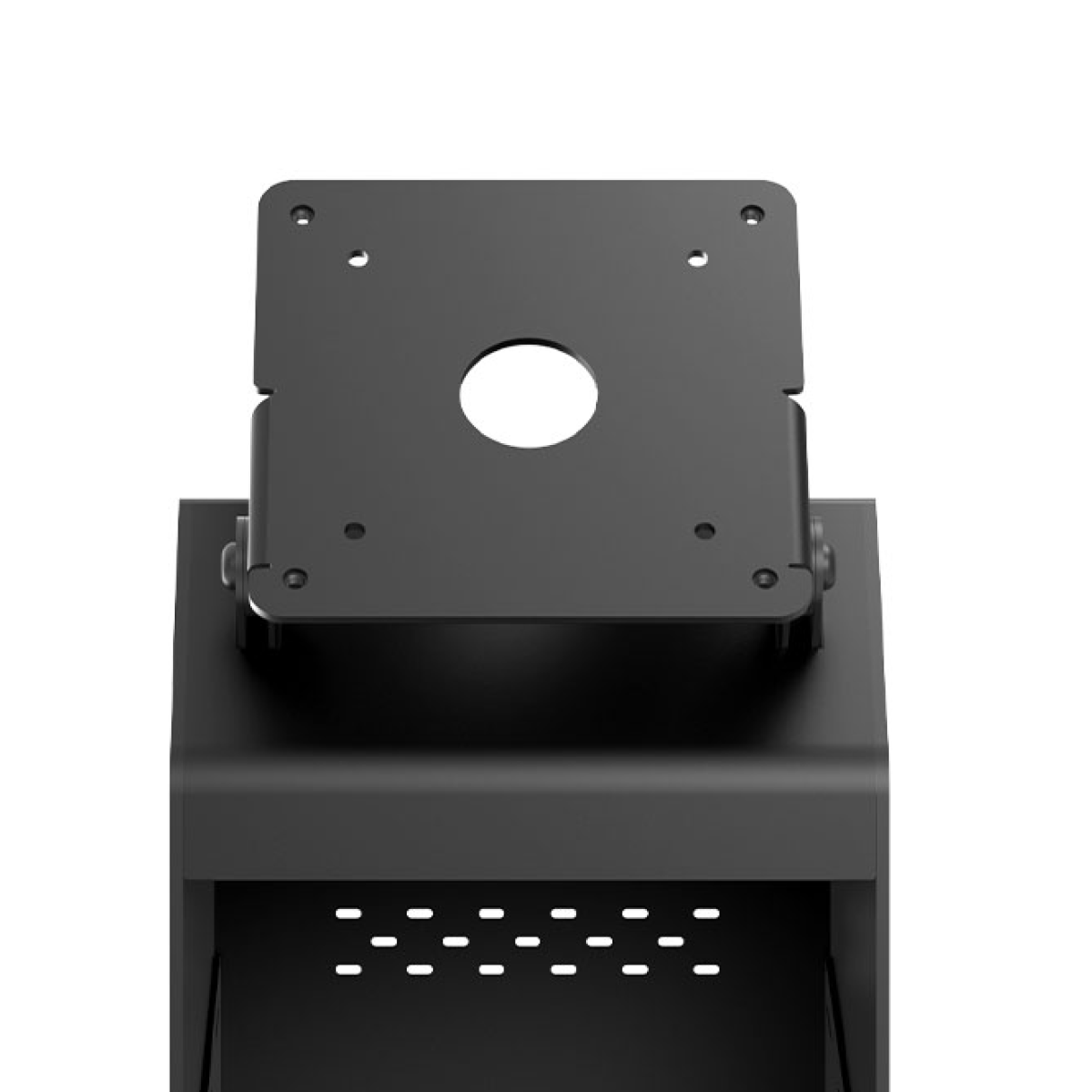 Tablet POS Stand with Printer Mount - Tablet Printer Kiosk