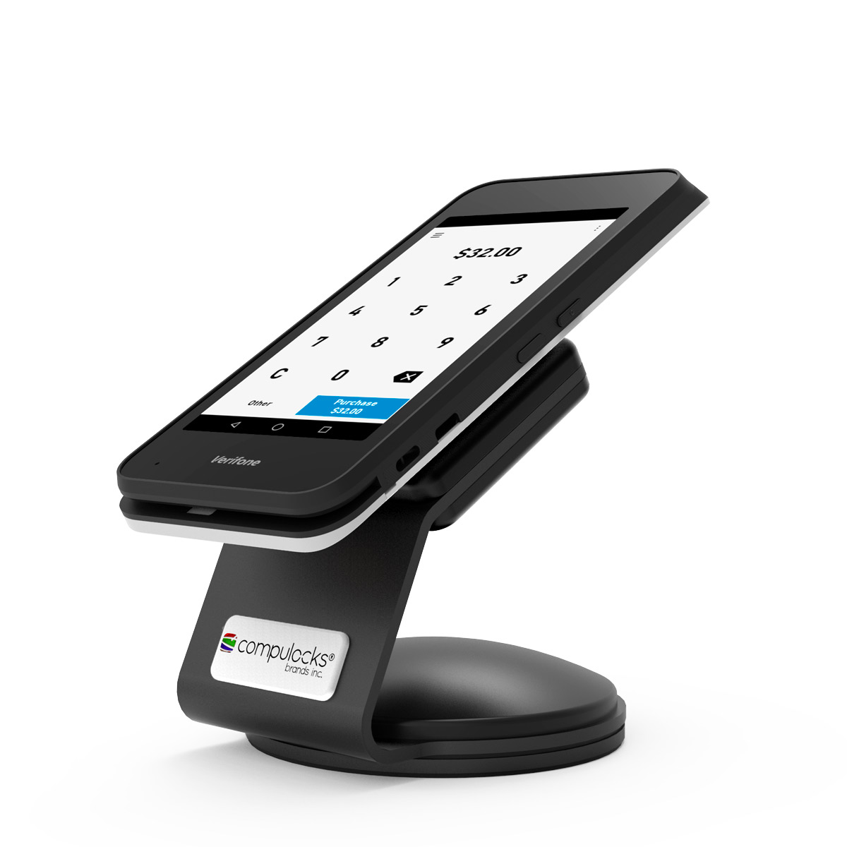 The SlideDock Stand EMV and Smartphone Lock
